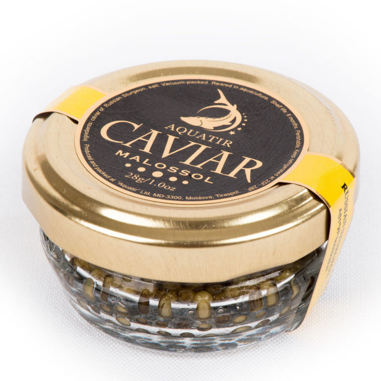 RUSSIAN STURGEON CAVIAR MALOSSOL(Russian Osetra) | Best Black Caviar